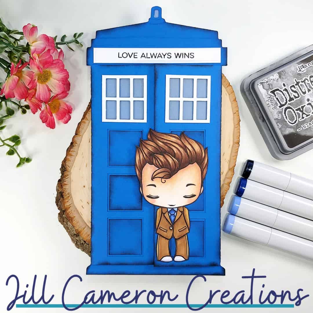 TARDIS Card SVG – Jill Cameron Creations