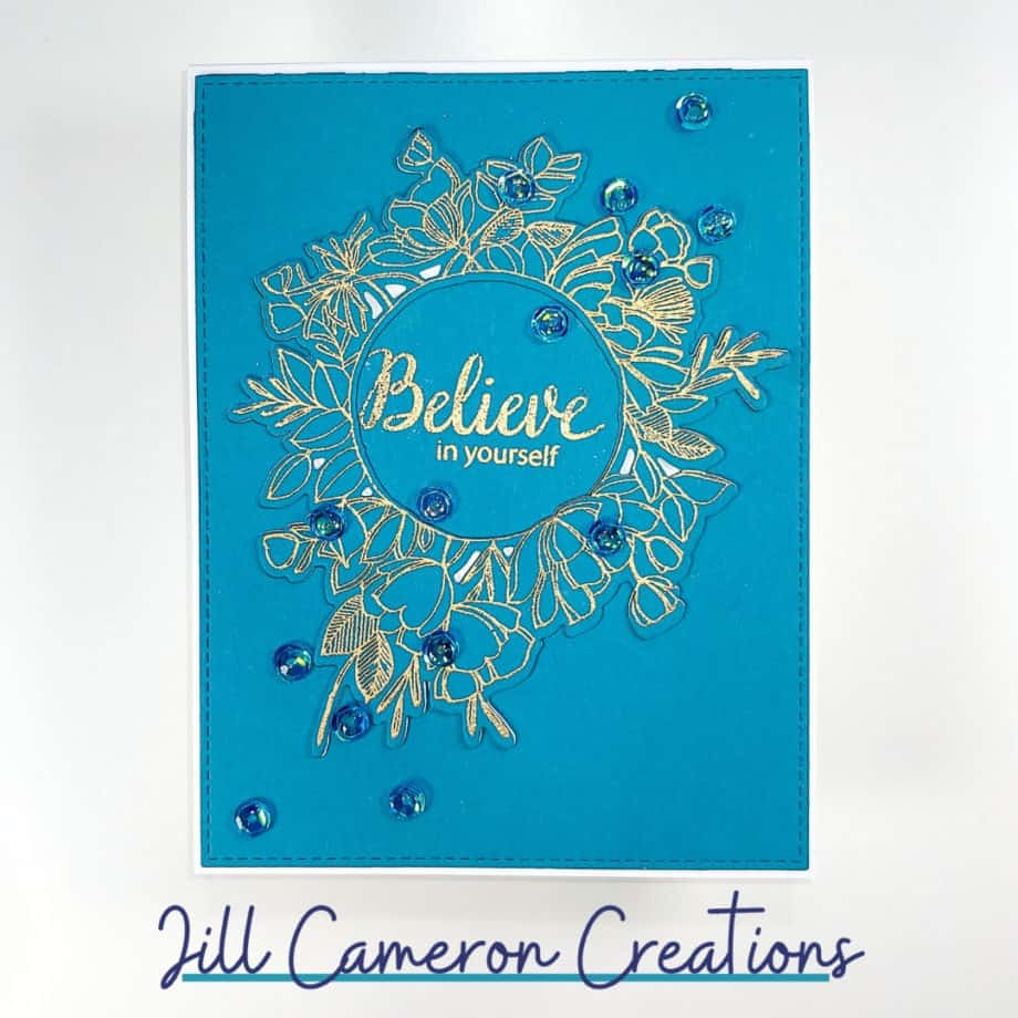 Quick Die-cut Inlay Encouragement Card