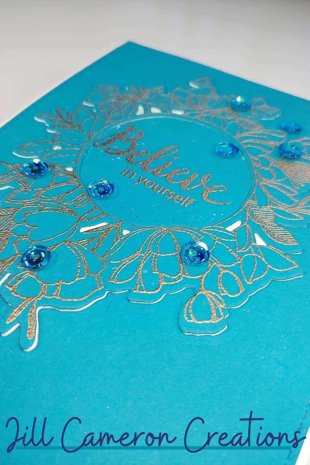 Quick Die-cut Inlay Encouragement Card