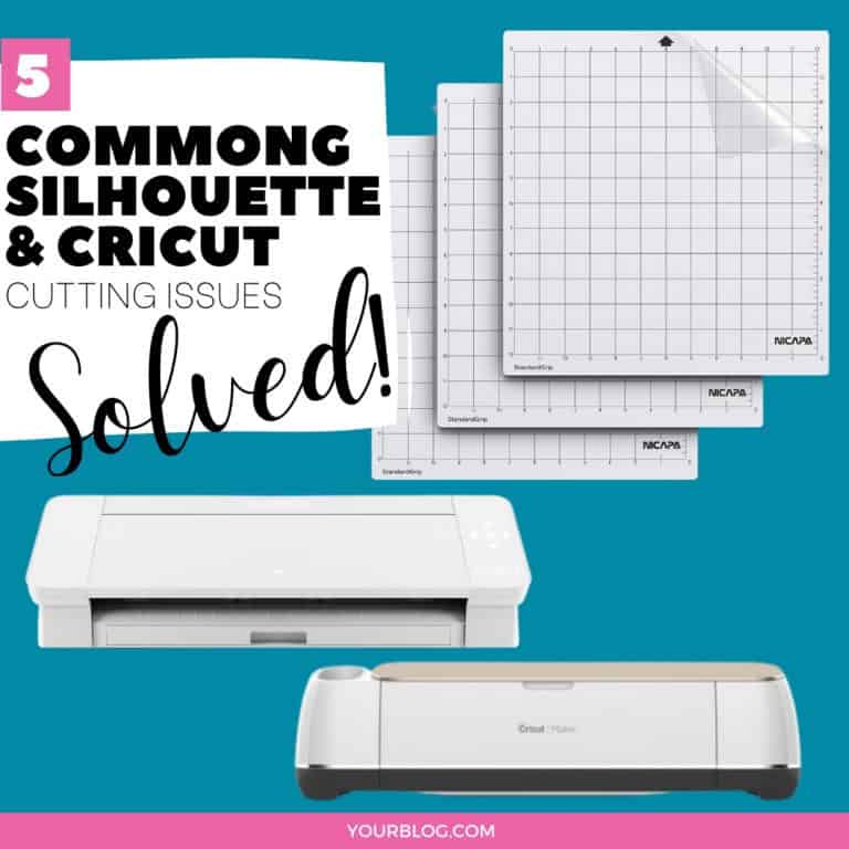 Fix 5 Common Silhouette & Cricut Cutting Problems – Jill Cameron Creations